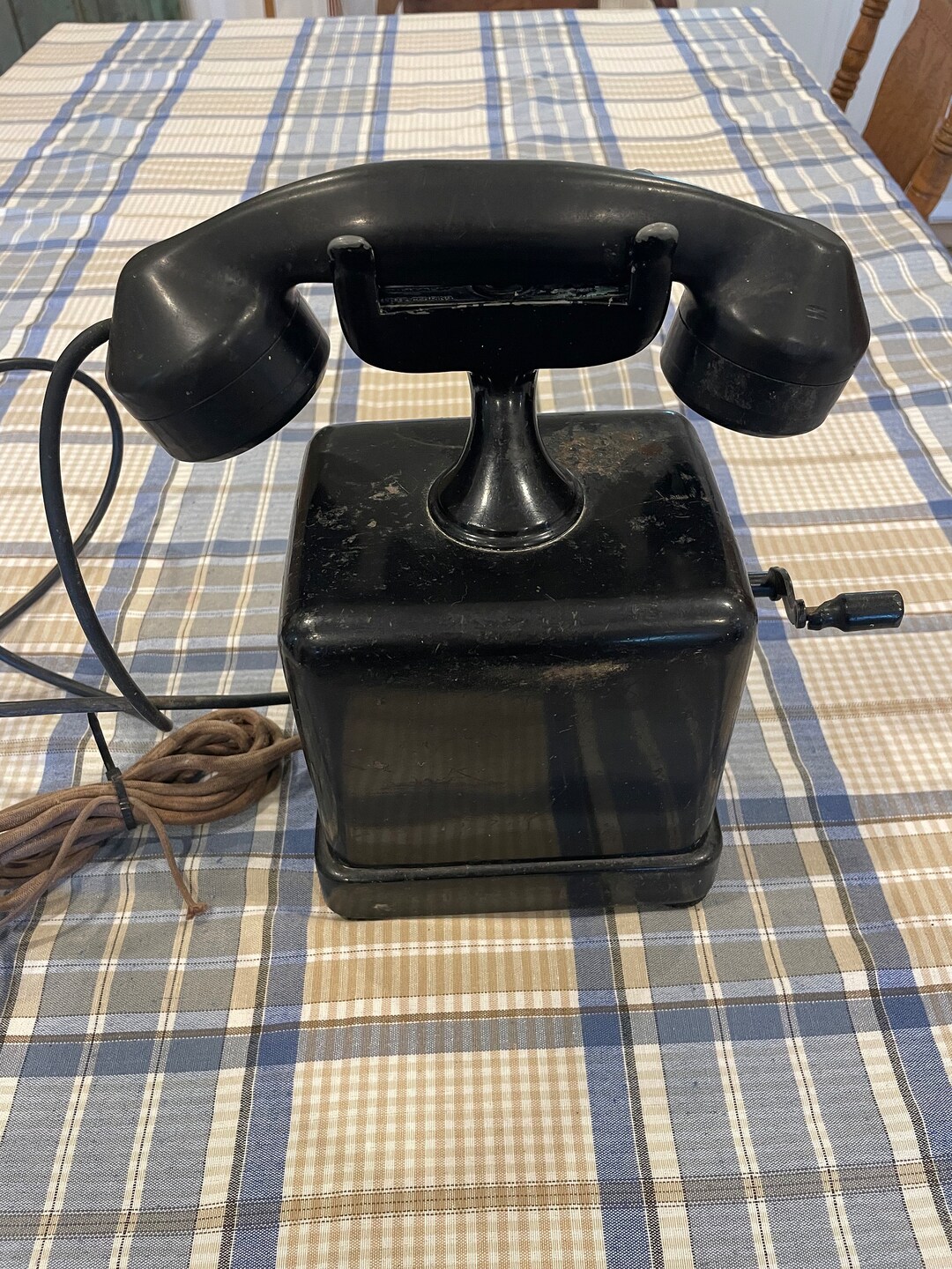 A Very Rare Black Bakelite Office Telephone From the 1930's. - Etsy