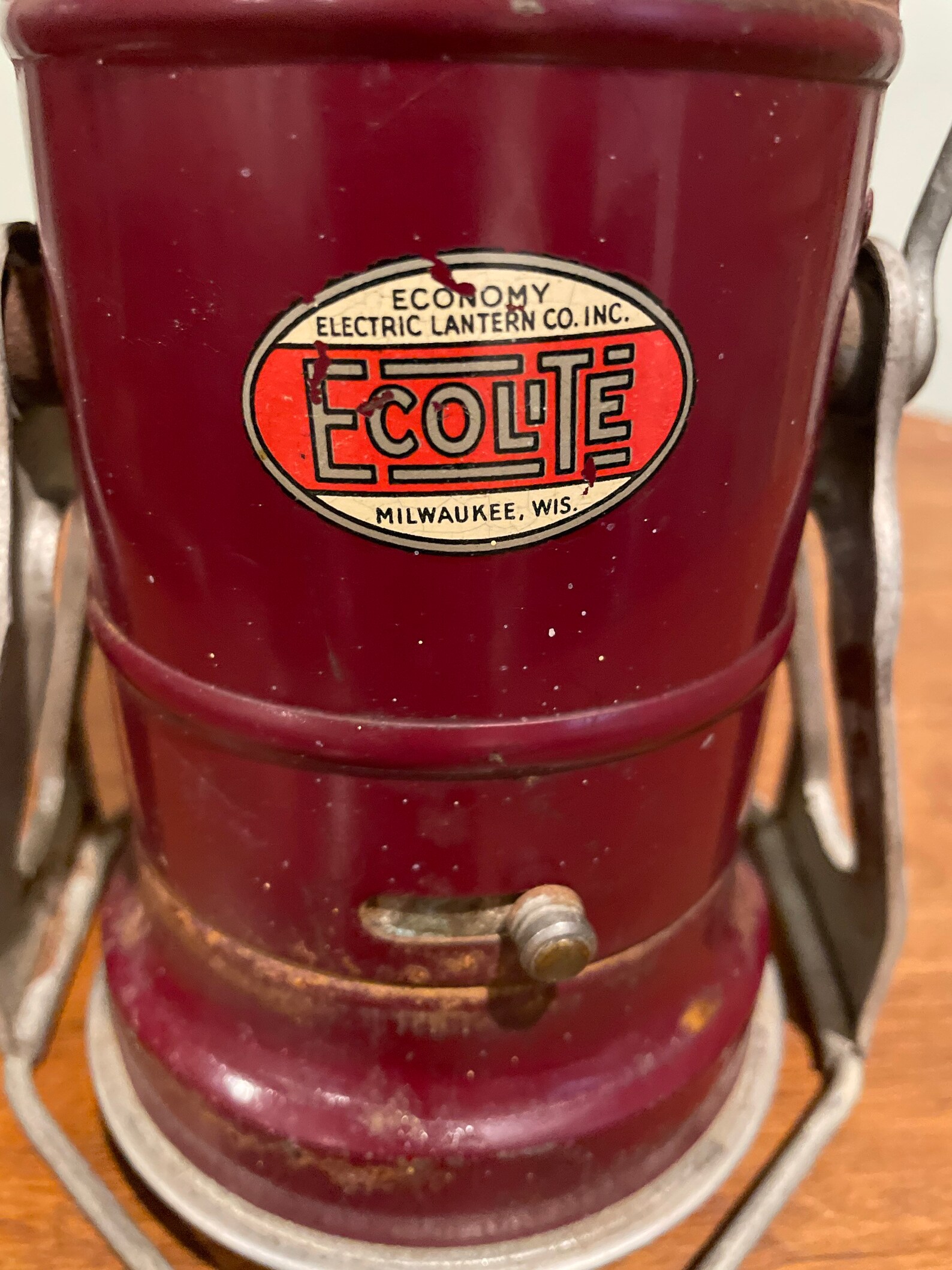 Ecolite battery powered railway type flashlight by Economy | Etsy