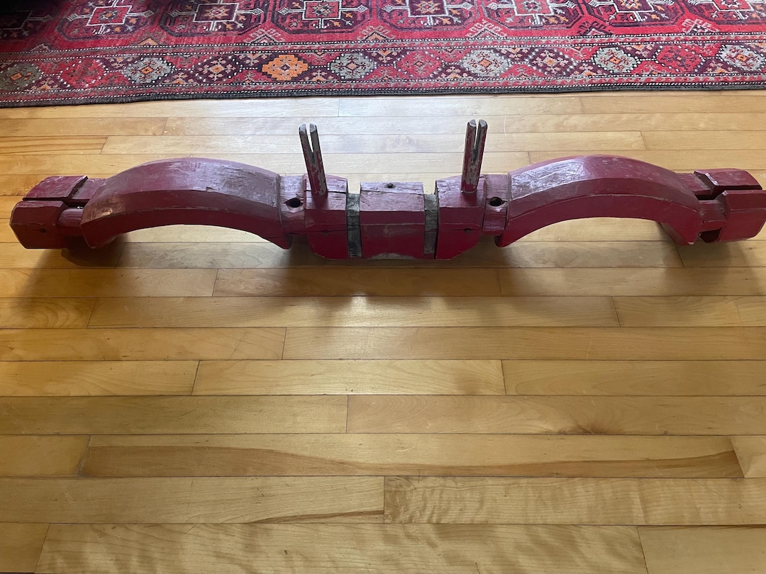 A Wonderful Antique Complete Nova Scotian Double Oxen Yoke in Untouched ...