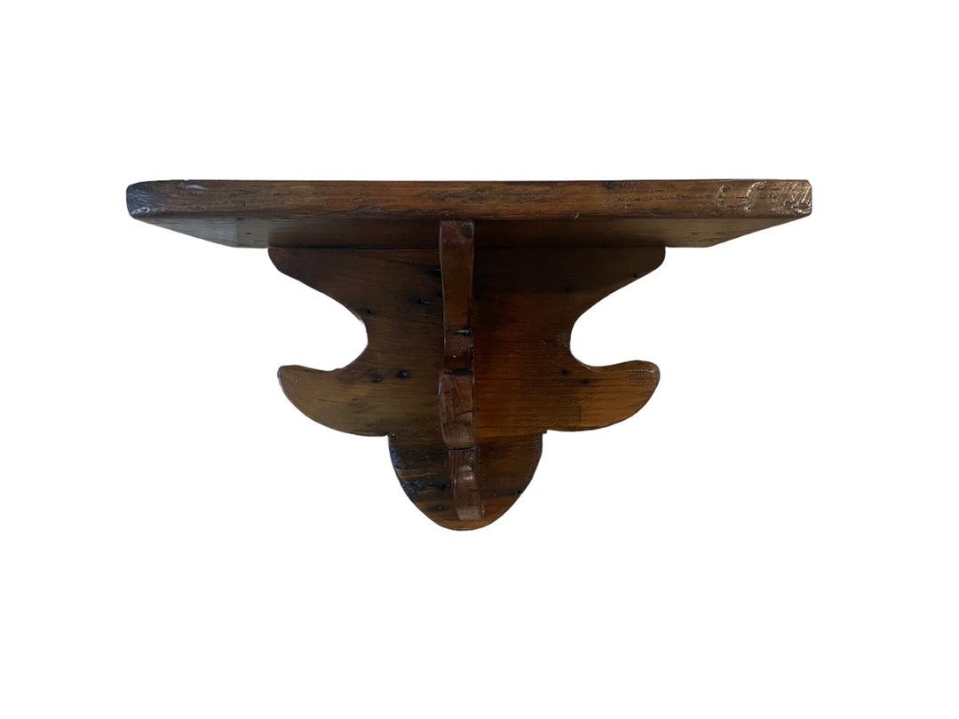 Early PEI Refinished Clock Shelf With a Nice Design. - Etsy