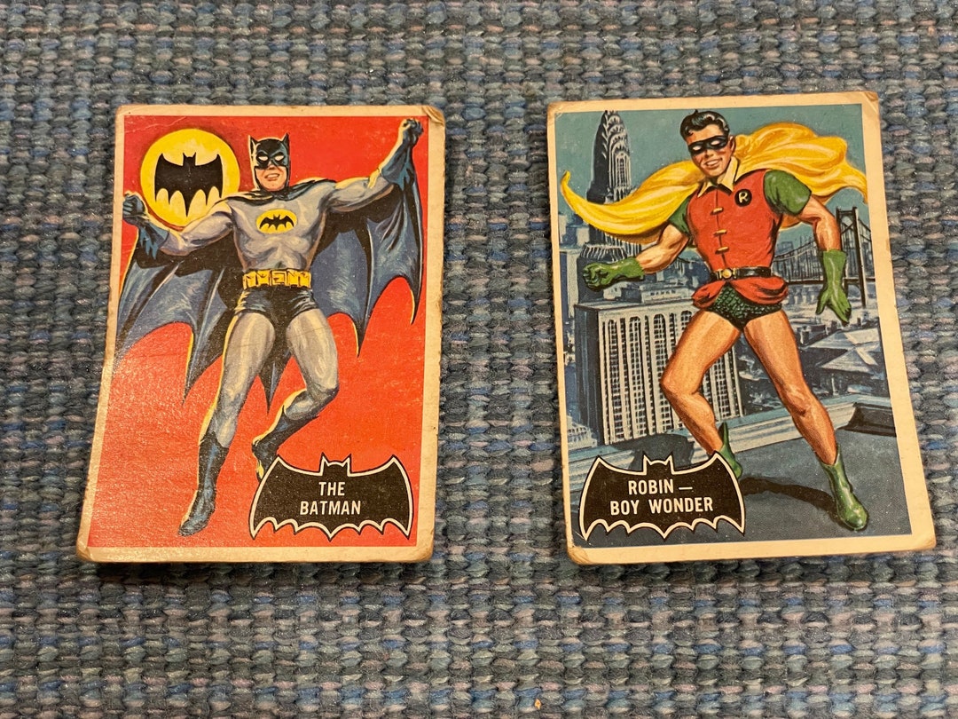 A Partial Set of 29 Different Batman Black Original 1966 Trading Cards ...