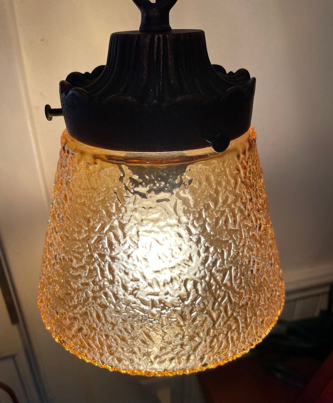 An Original Art Deco 1920s Ceiling Light That Has Been Rewired and is ...