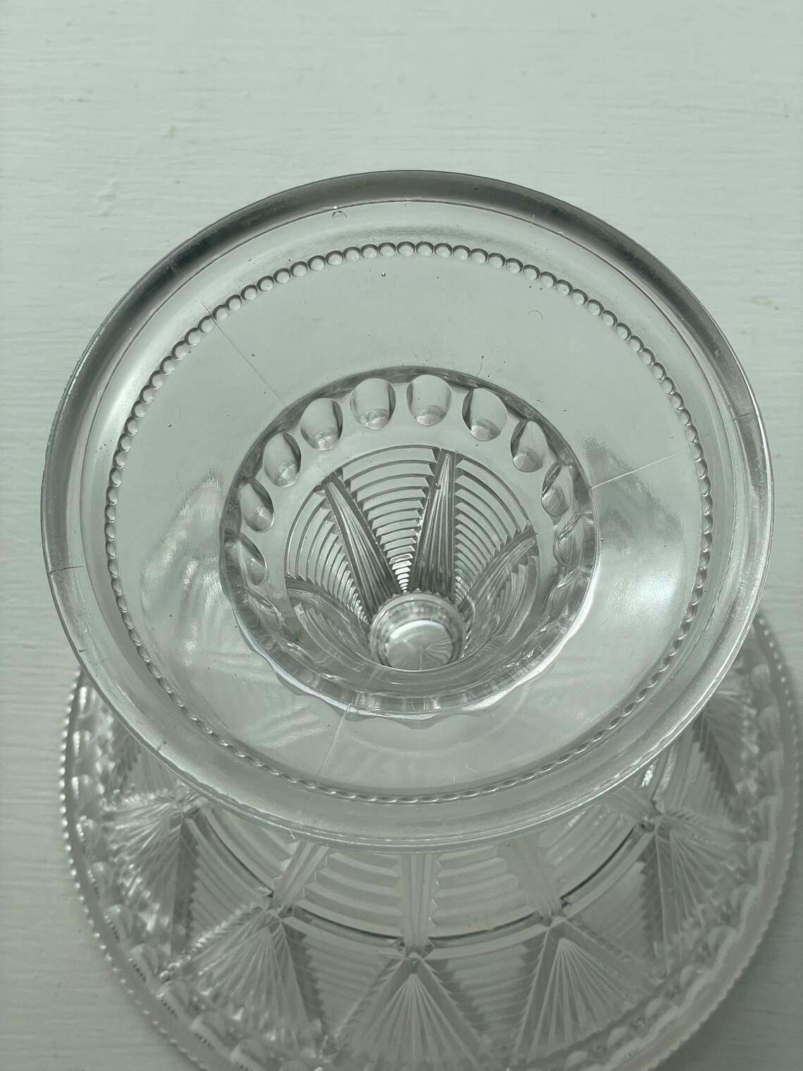 EAPG Mckee Adonis Compote Bowl - Etsy