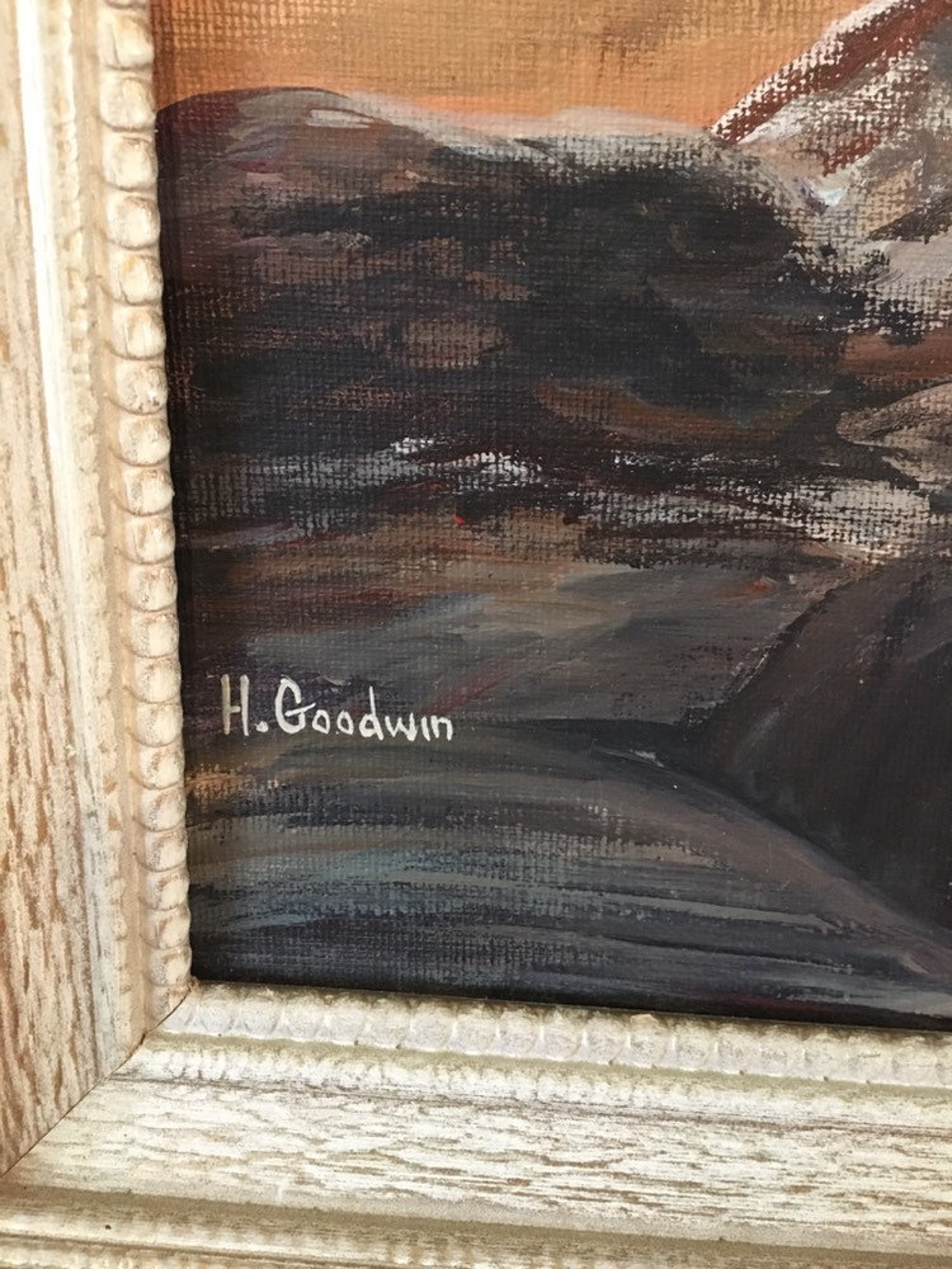 Original Oil Painting by H Goodwin Fall Scene - Etsy Canada