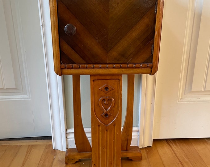 Vintage Waterfall Art Deco Smokers Stand or Humidor - Etsy
