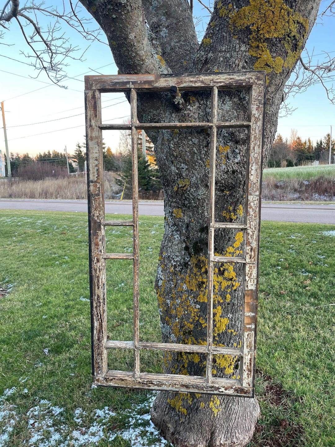 Unusual Old Window Frame From the 1800's Cleaned but Not Refinished - Etsy