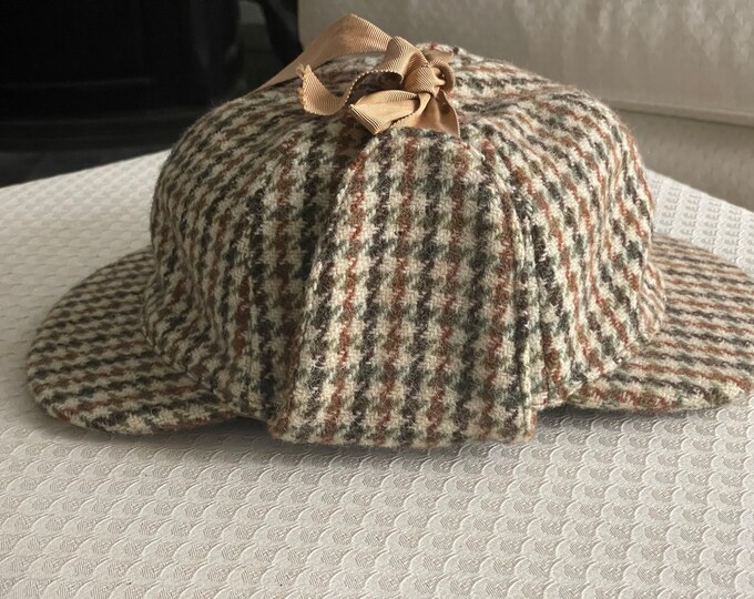 Quality Made Dunn & Co. Deerstalker Cap/sherlock Holmes With Double ...