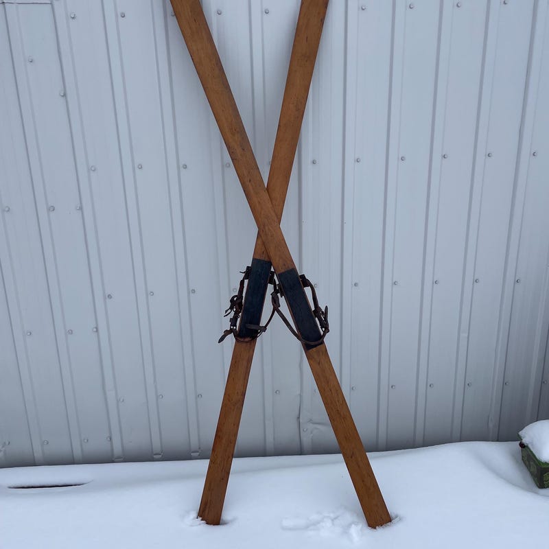 Wooden Skis - Etsy