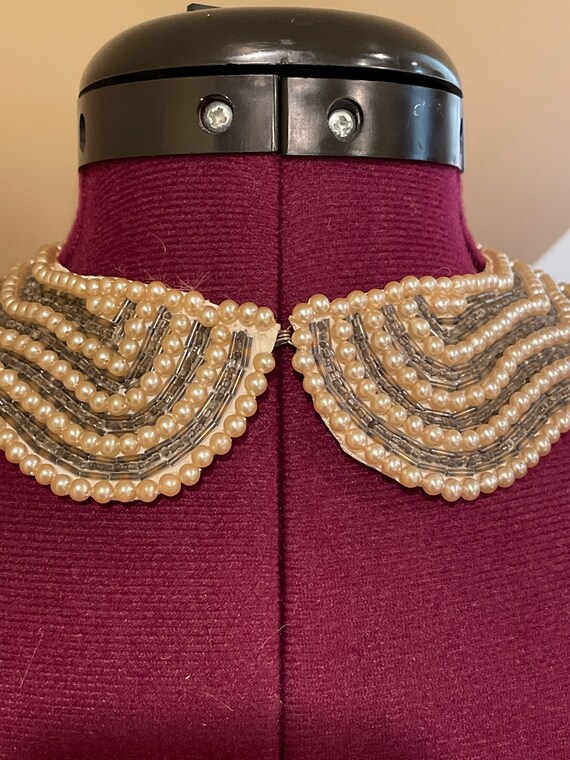 Two Antique Japanese Beaded Collars neckline Glass … - Gem