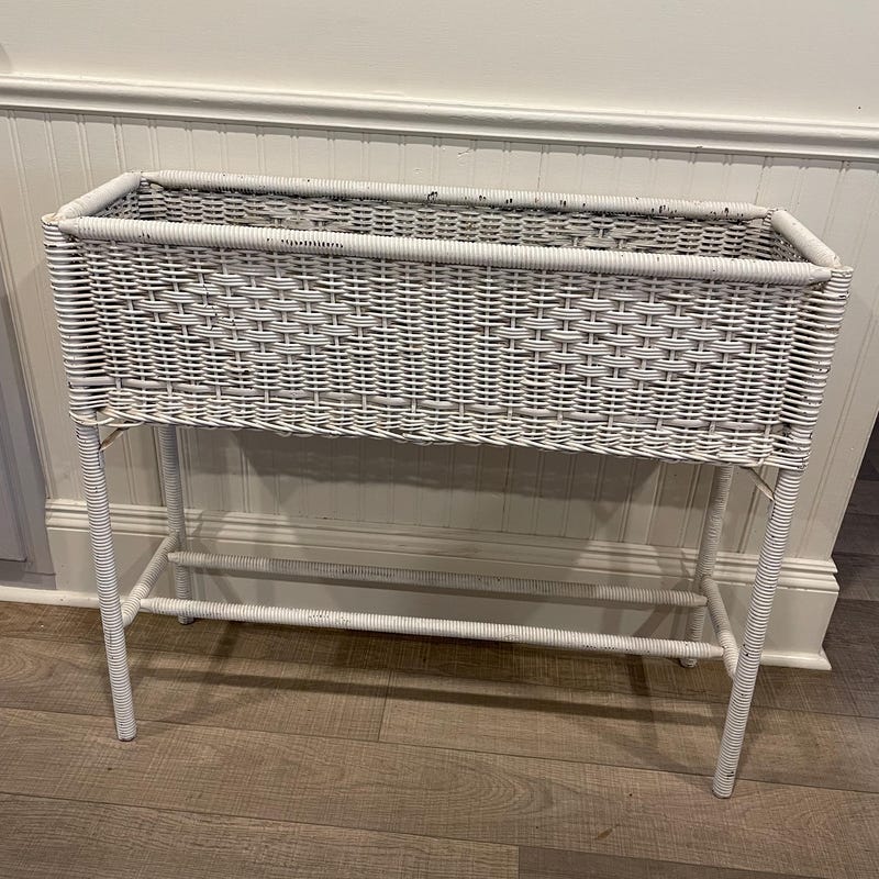 Wicker Planter - Etsy