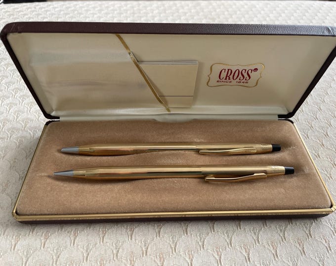 Cross Pen/pencil Set With Engraving - Etsy
