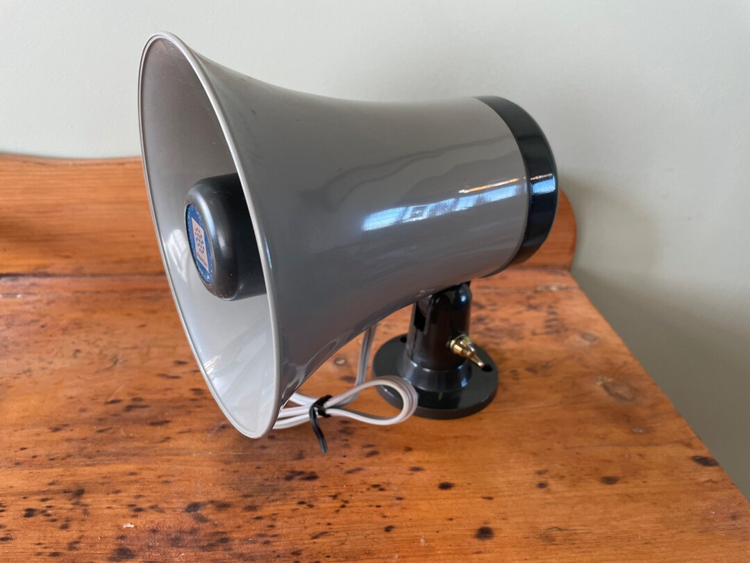 A Vintage Public Address Fanon Loudspeaker to Be Mounted in a Car ...