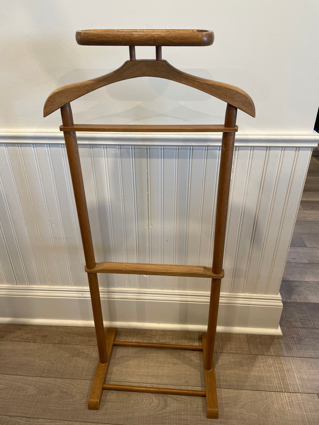 Wooden Valet Stand Mid Century Gentlemen's Clothing Rack Stand Valet - Etsy