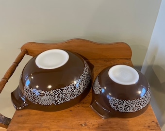 Brown Pyrex Bowl | Etsy