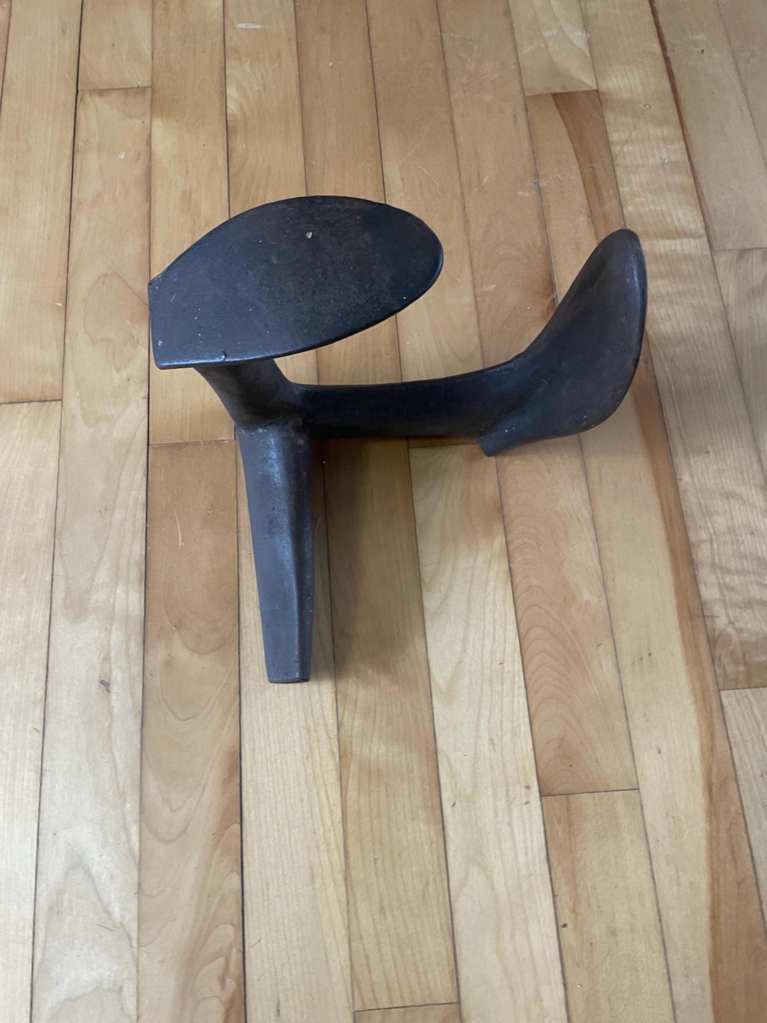 Antique Cast Iron Cobbler's Shoe Repair Stand With 2 Shoe Forms. Inv #2 ...