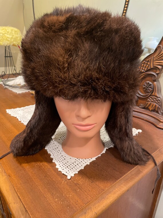 Authentic quality made Ushanka fur hat - earflap hat - Gem