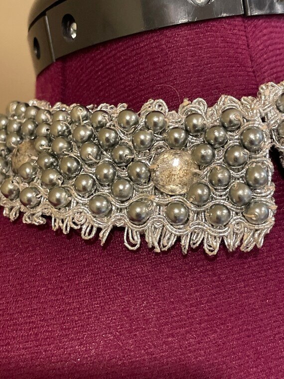 Two Antique Japanese Beaded Collars neckline Glass … - Gem