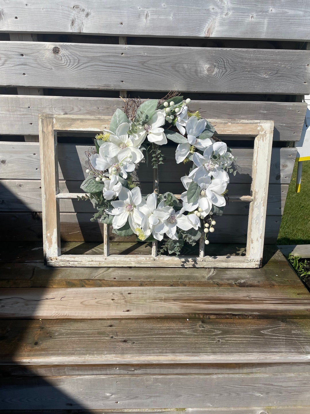 Early Small 8 Pane Window Frame With Hardware Still on (lockkeeper and ...