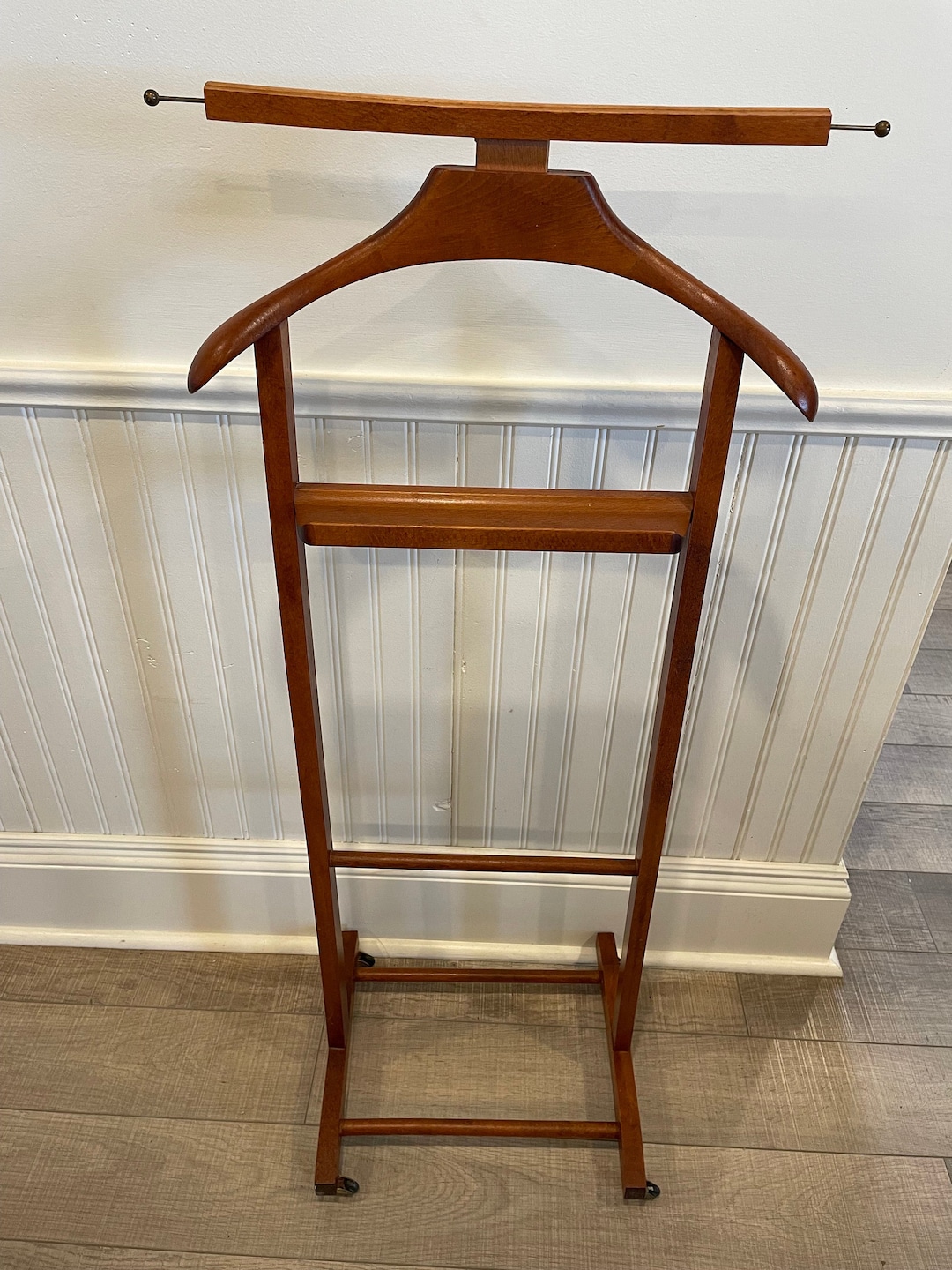 Wooden Valet Stand Mid Century Gentlemen's Clothing Rack Stand Valet - Etsy