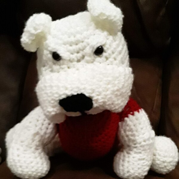 Crochet Bulldog - Etsy