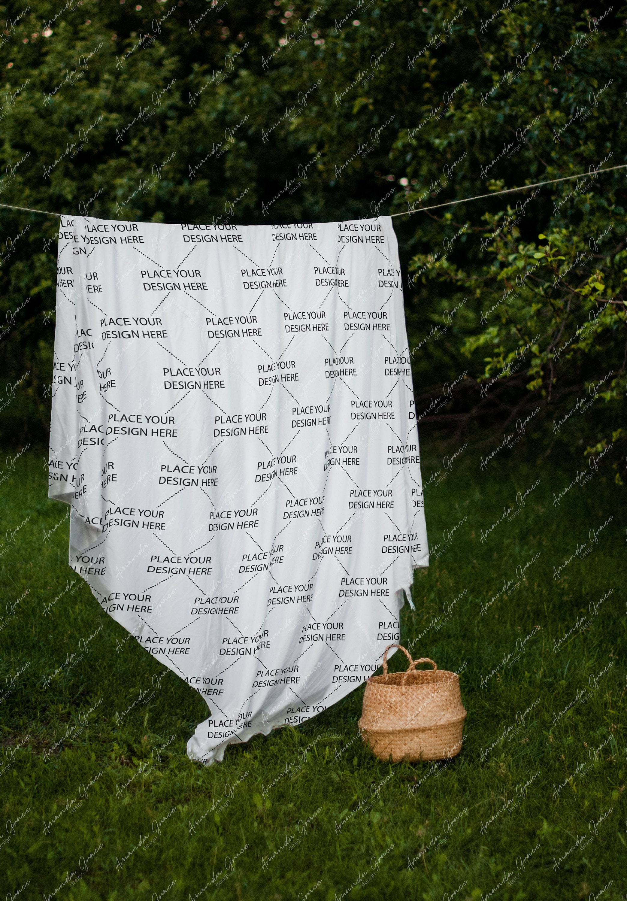 Hanging Sheet Outdoor - Sublimation Mockup - Etsy