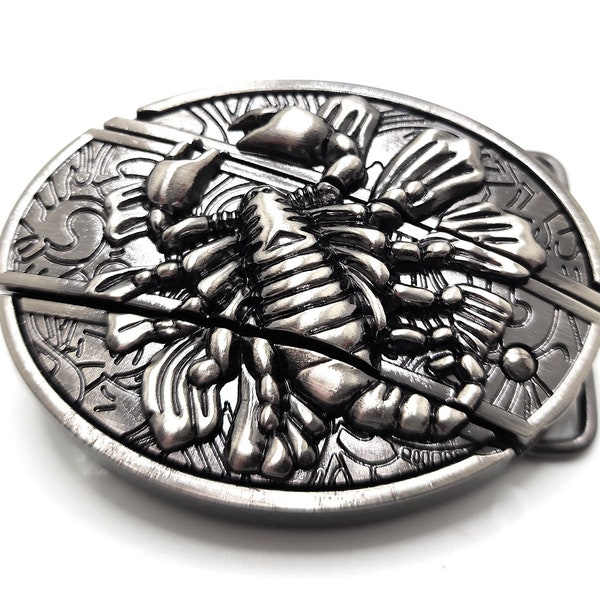 Belt Buckle With Hidden Knife - Etsy