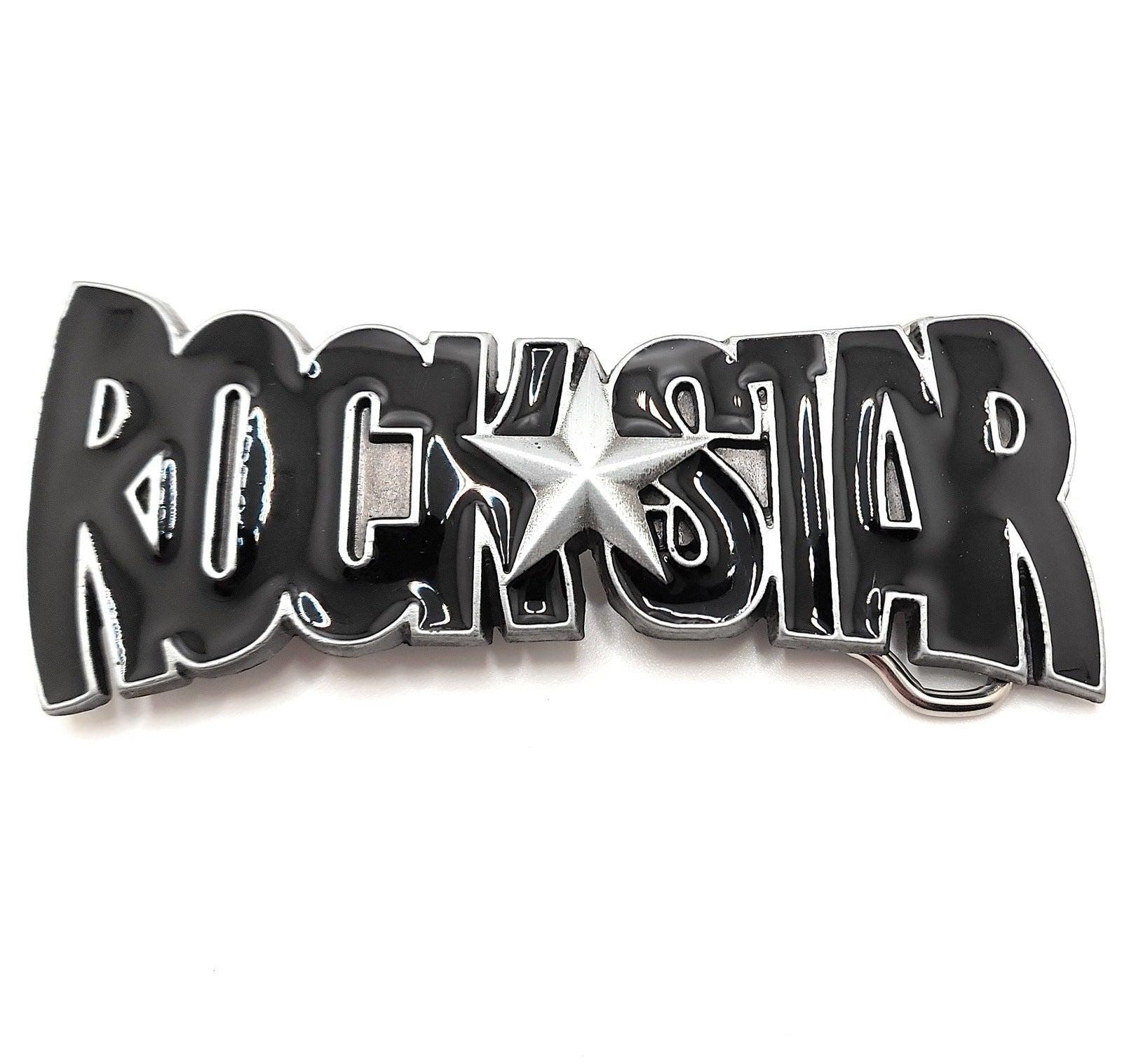 Rockstar Belt Buckle - Etsy
