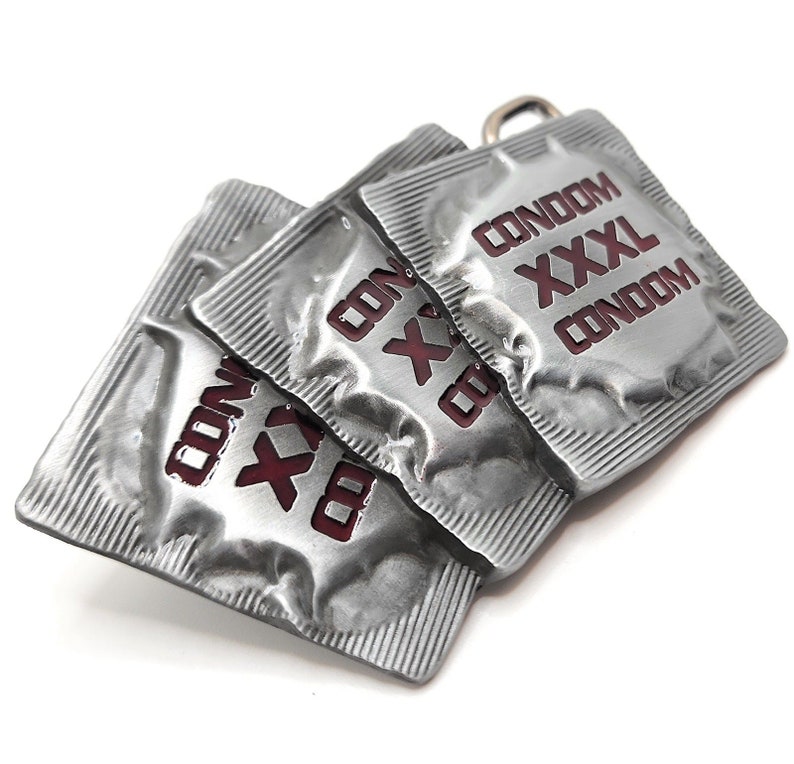 XXXL Condoms Red Funny Belt Buckle - Etsy