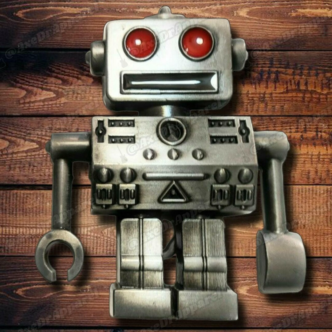 Retro Vibe Robot Belt Buckle / Robot Man Belt Buckle - Etsy