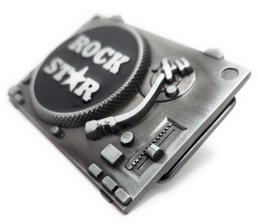 DJ ROCK STAR Belt Buckle - Etsy