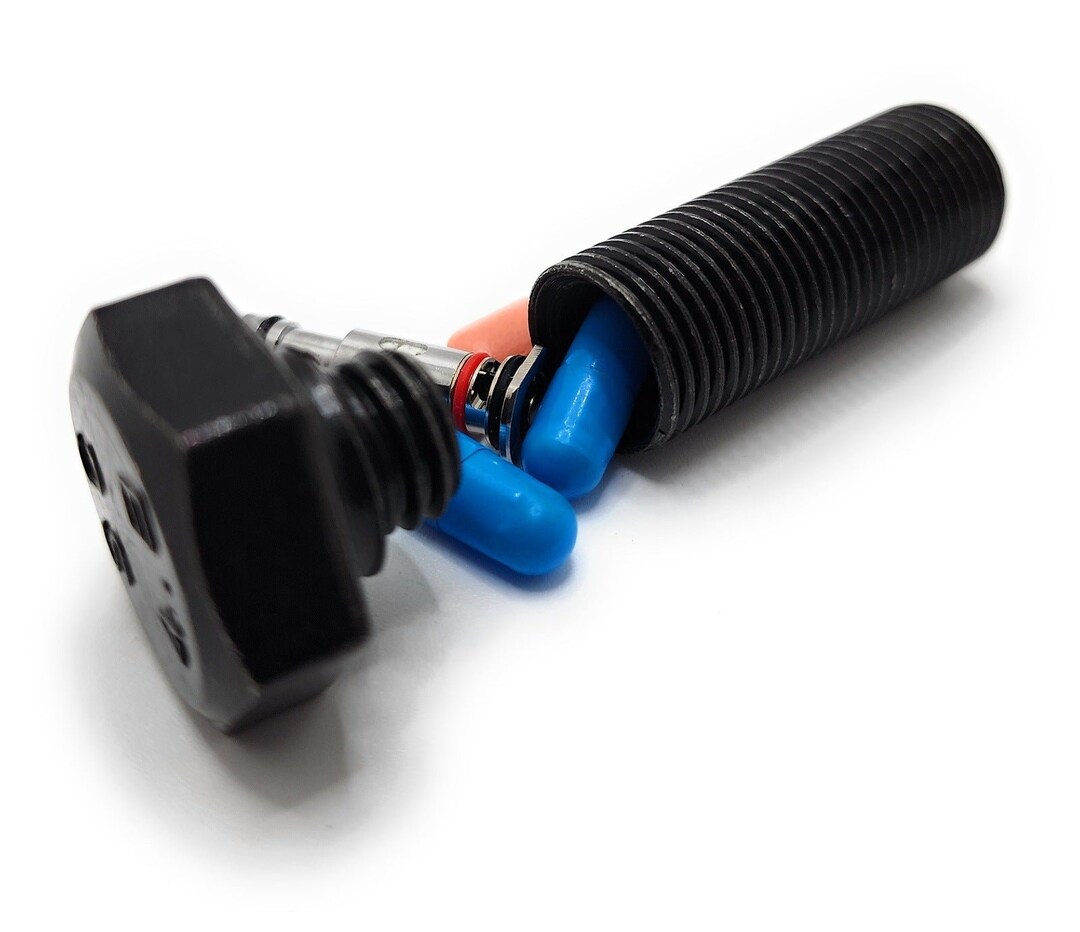 Bolt Diversion Safe Stash black Hidden Compartment Pill Safe - Etsy