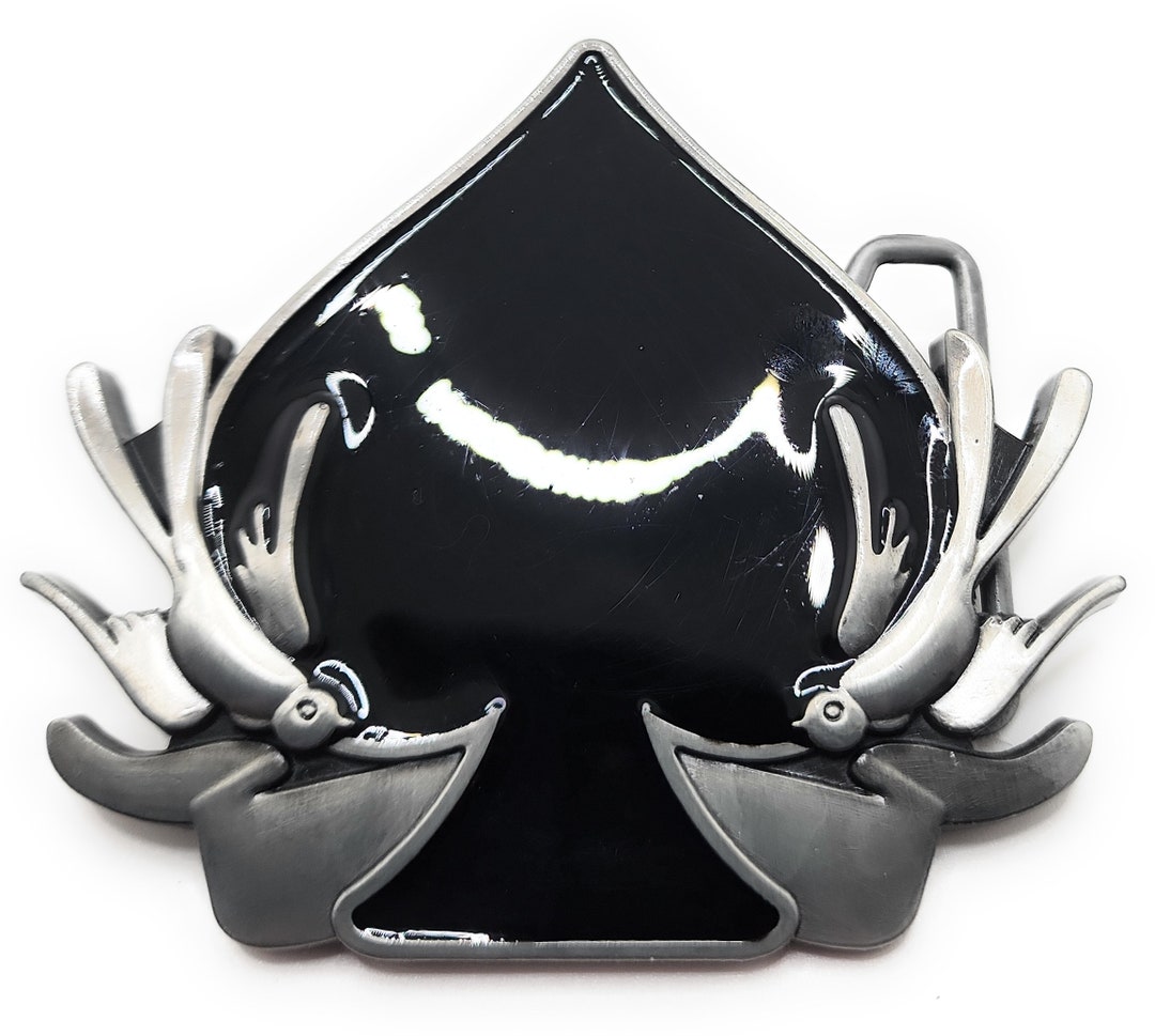 Spade With Birds Belt Buckle - Etsy