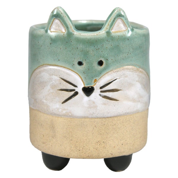Fox Flower Pot - Etsy