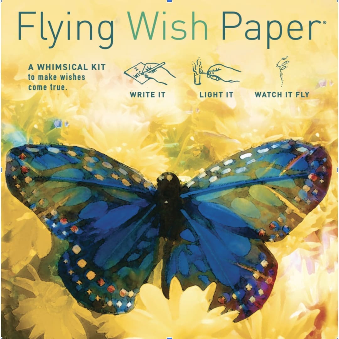 Royal Butterfly Wish Paper, Law of Attraction, Wish Kit, Manifesting ...