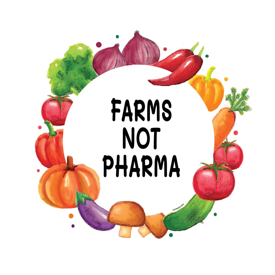 Farms Not Pharma / Sticker / Waterproof Vinyl Decal. Funny Stickers ...