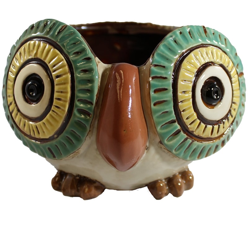 Owl Flower Pot - Etsy