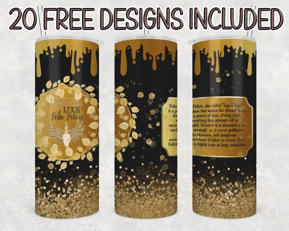 Liquid Luck Potion Wizard Magical Trendy Design 20oz Skinny - Etsy