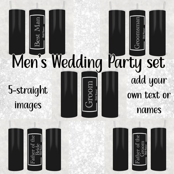 Customize Men's Wedding Party Bundle Matching Set Bridal - Etsy