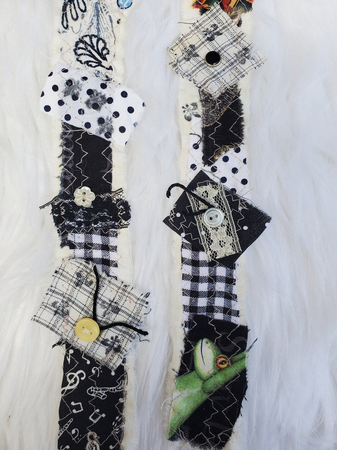 Snippet Roll Ribbon Journal Black and White 37 Inches by 1.25 - Etsy