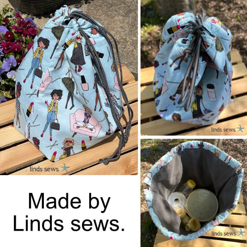 NST Drawstring - Digital Sewing Pattern - Perfect First Bag - Country ...