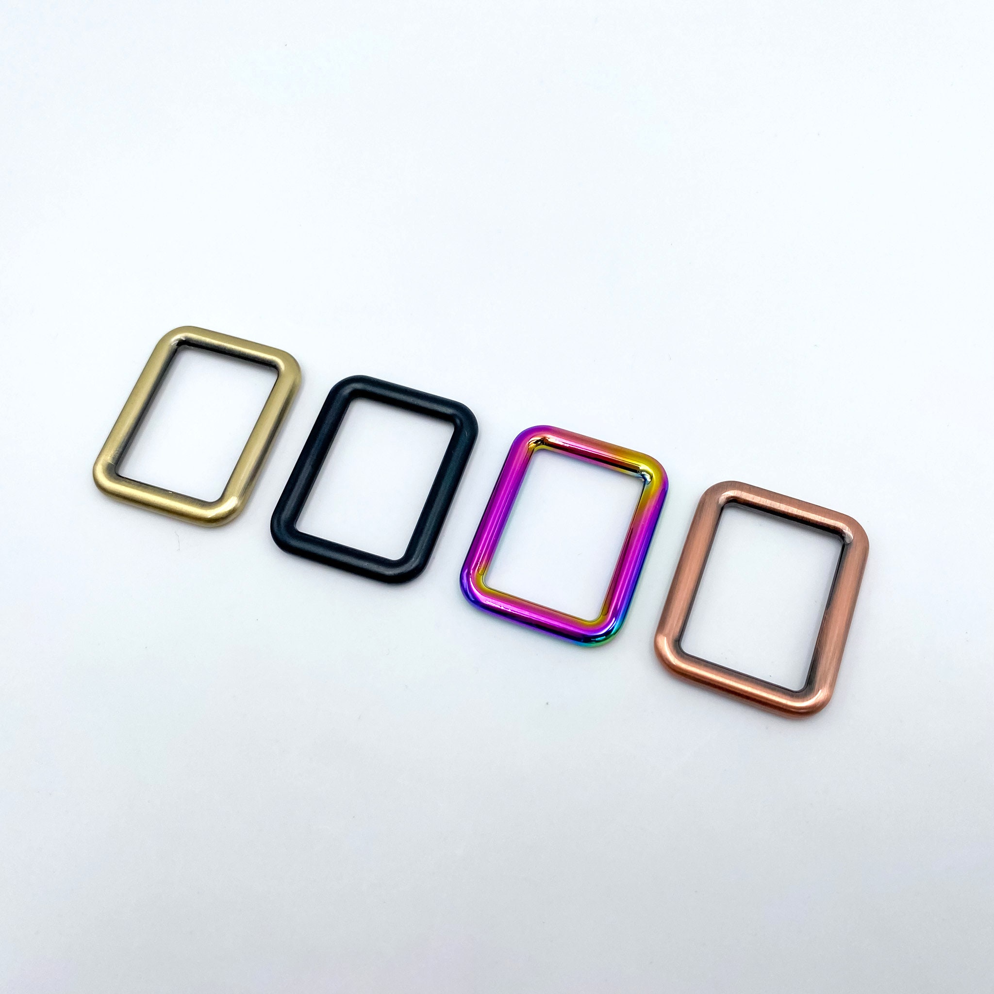 Rectangle Rings 1 25mm Pack of 4 Bag Making - Etsy