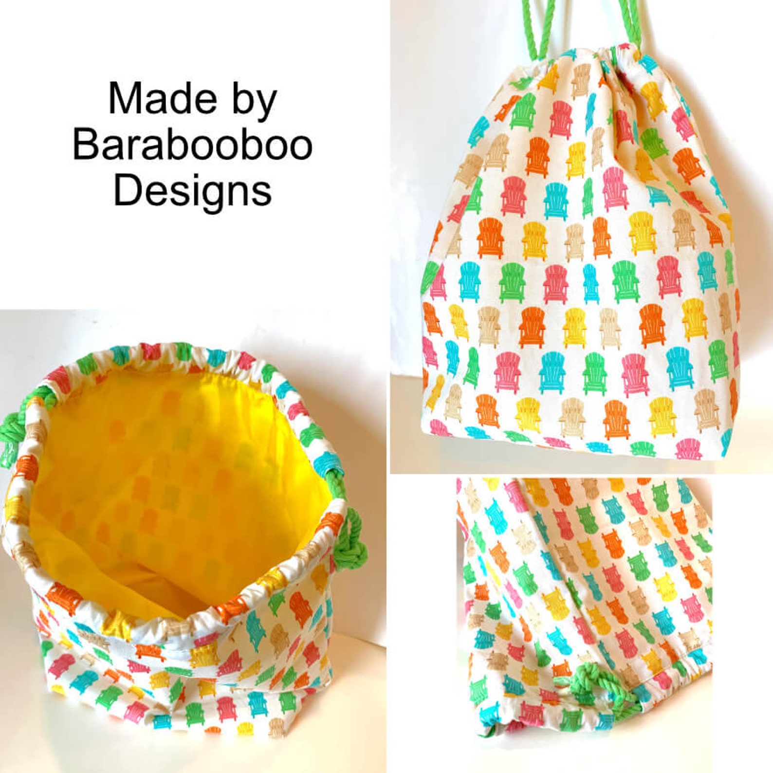 NST Drawstring - Digital Sewing Pattern - Perfect First Bag - Country ...