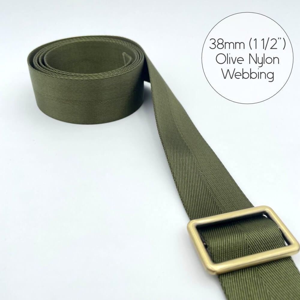 38mm 1.5 Herringbone Nylon Webbing by the Metre - Etsy