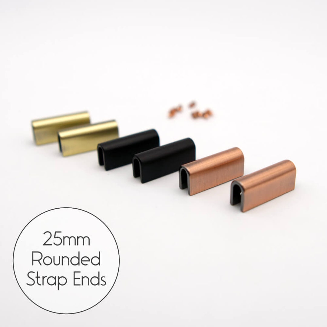 Rounded Strap Ends 1 25mm Bag Making - Etsy UK