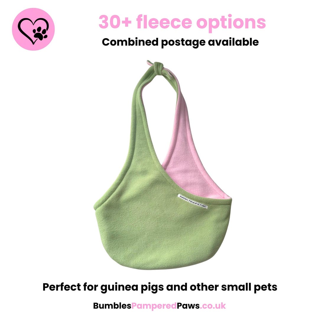 Fleece Pet Bonding Pouch: Guinea Pig, Rat, Hedgehog Carry Bag - Etsy