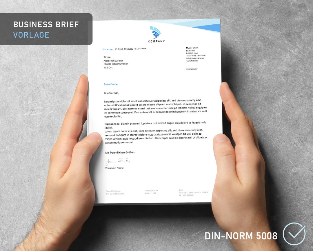 Business Letter Template, Letter Template Word | Business Template ...