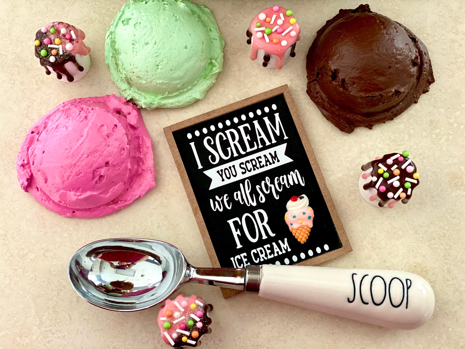 I Scream You Scream We All Scream For Ice Cream Sign | Etsy