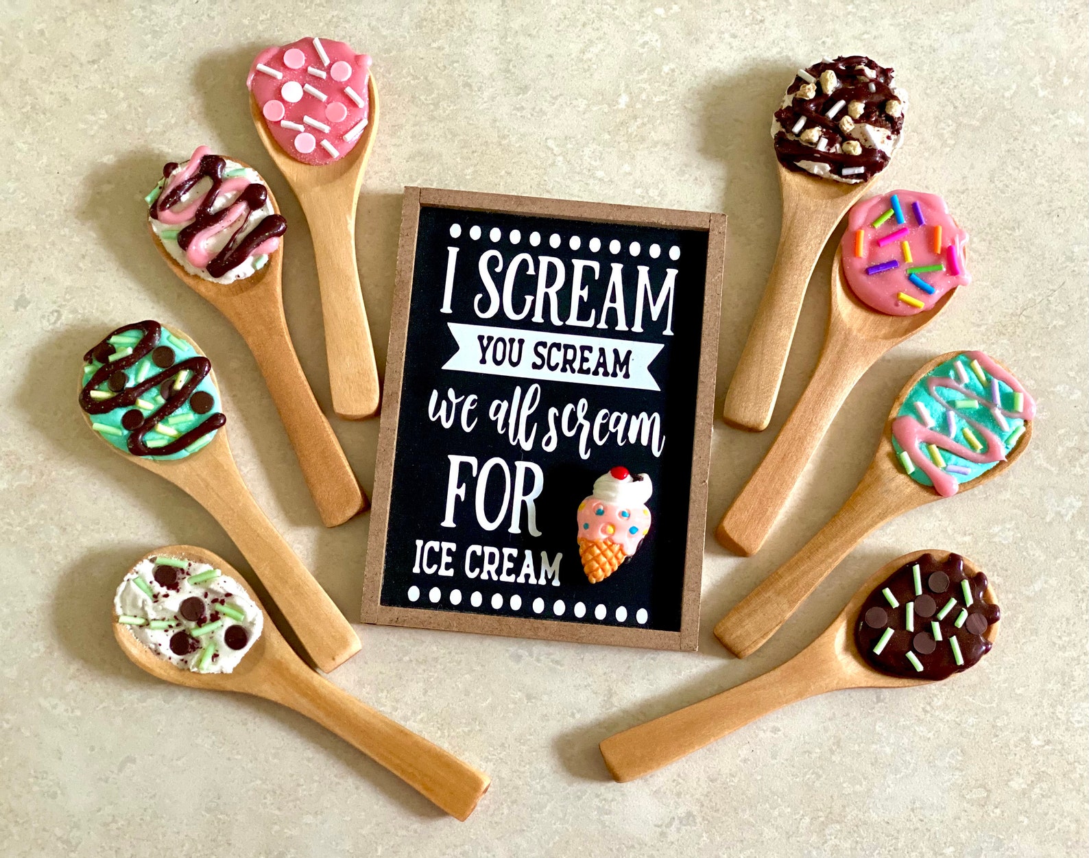 I Scream You Scream We All Scream For Ice Cream Sign - Etsy