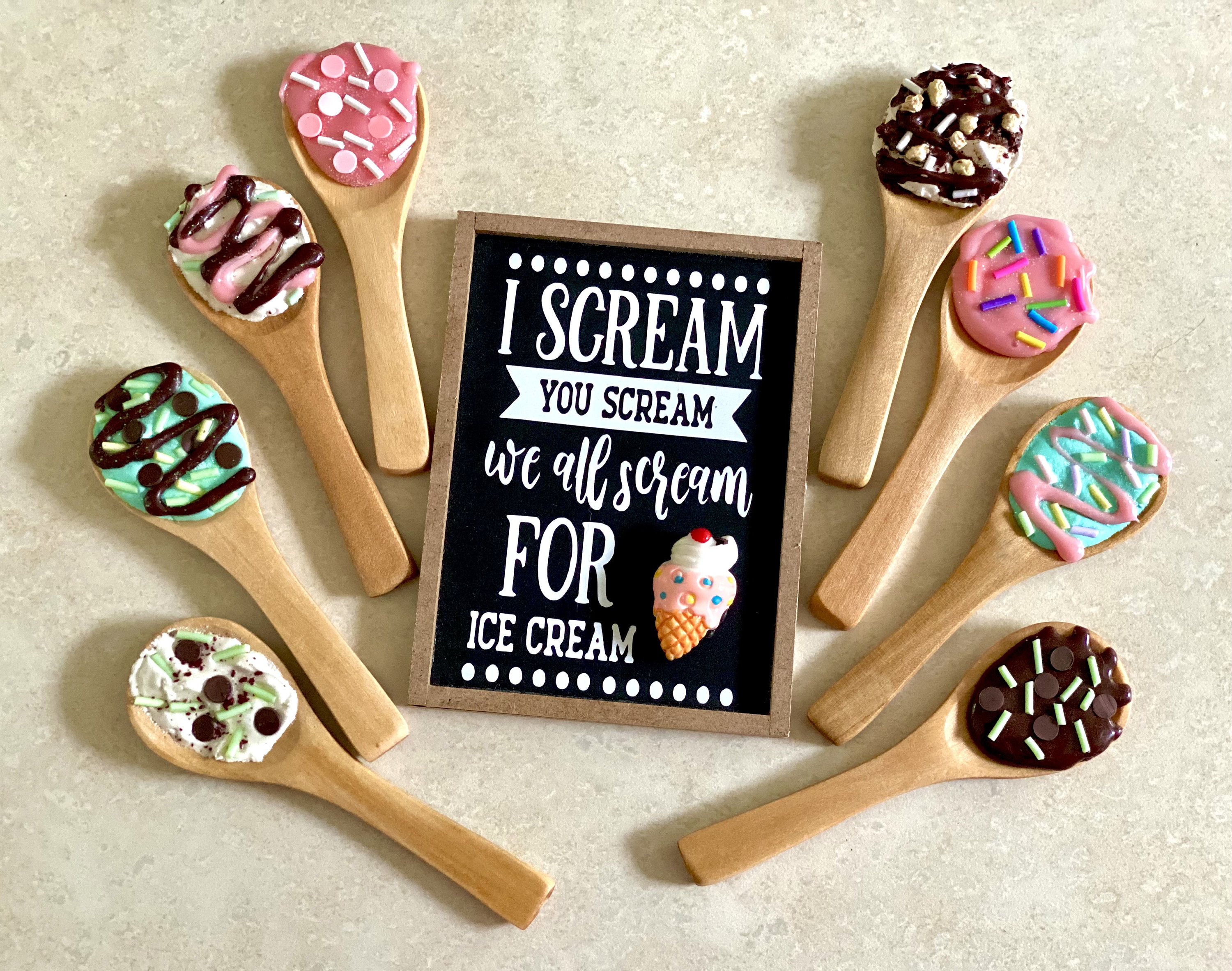 I Scream You Scream We All Scream For Ice Cream Sign - Etsy
