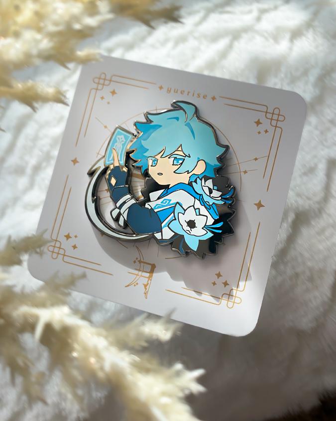 PREORDER - Genshin Enamel Pins [READ DESCRIPTION!! - Etsy